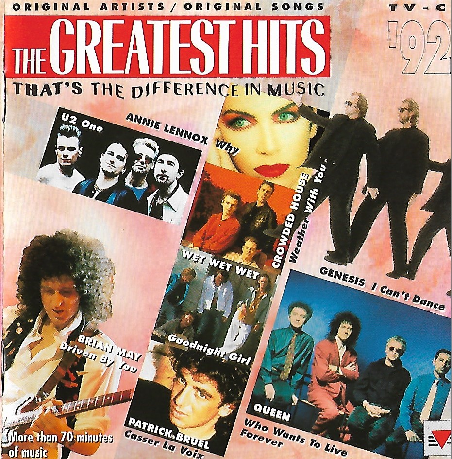 The Greatest Hits 1992 Vol 2 : Front | CD Covers | Cover Century | Over ...
